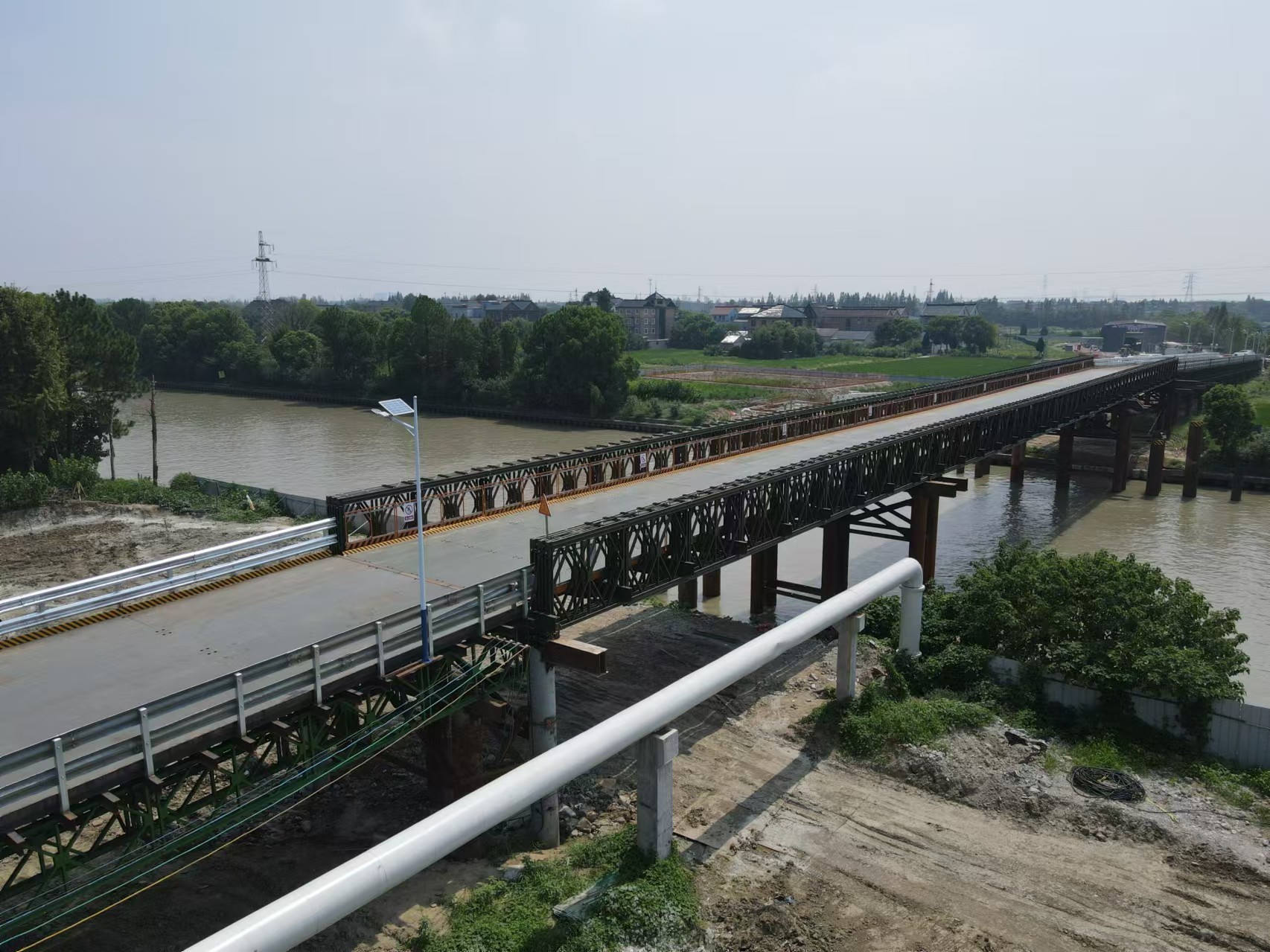 OEM Galvanized Prefabricated Bridge Bailey Bridge Q355B Modular Design ...