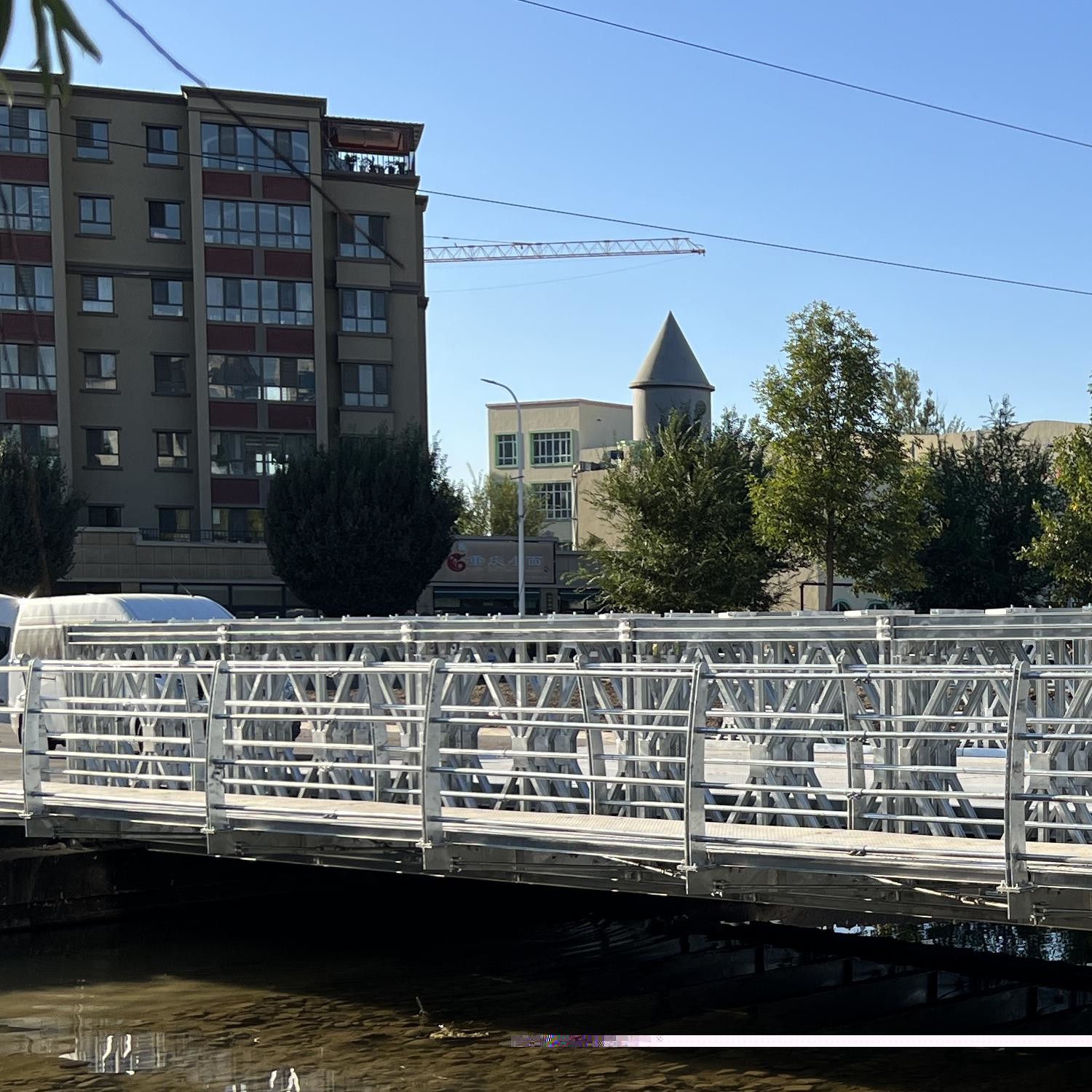 Prefabricated Compact Bailey Bridge / Portable Steel Bridge Light ...