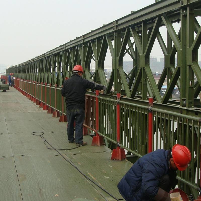 Multi Span Steel Bailey Bridge Q235 Secondary Steel prefab driveway ...